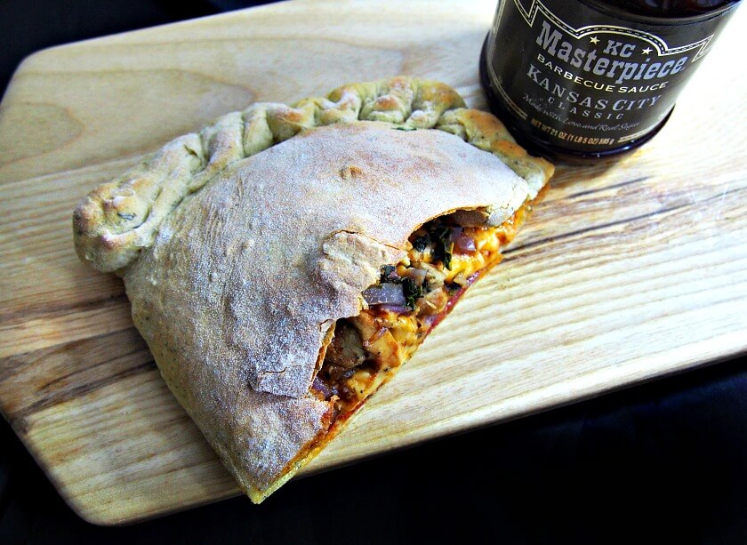 A BBQ Chicken Pizza Calzone Recipe – Plum Deluxe Tea