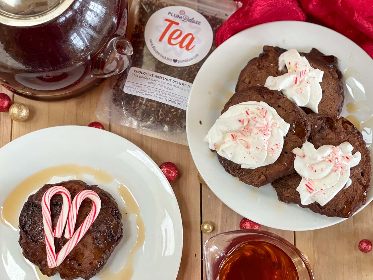 Decadent Dark Chocolate Peppermint Pancakes – Plum Deluxe Tea