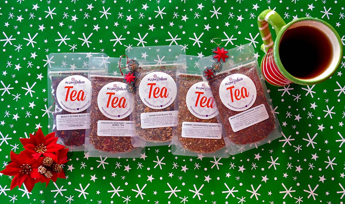 Holiday Flavored Tea for Gifts and Celebration – Plum Deluxe Tea