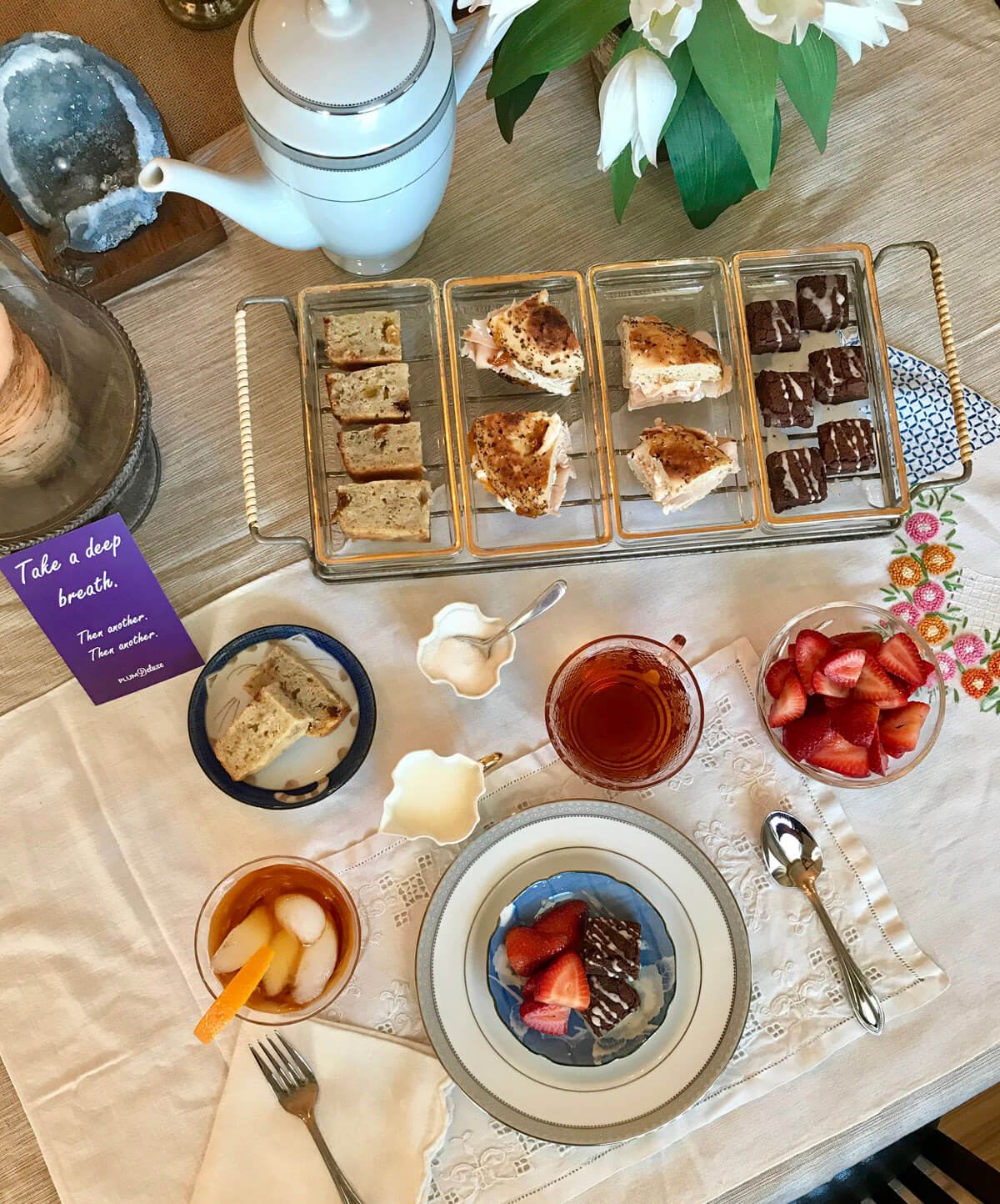 Modern English Tea Party Ideas for Two – Plum Deluxe Tea