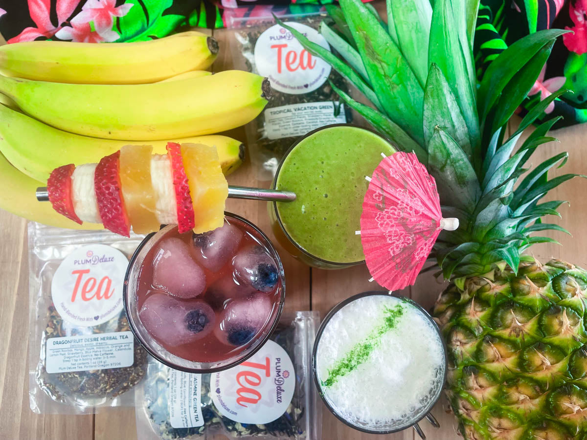 Tropical Green Tea: 3 Recipes for Refreshing Tropical Tea – Plum Deluxe Tea