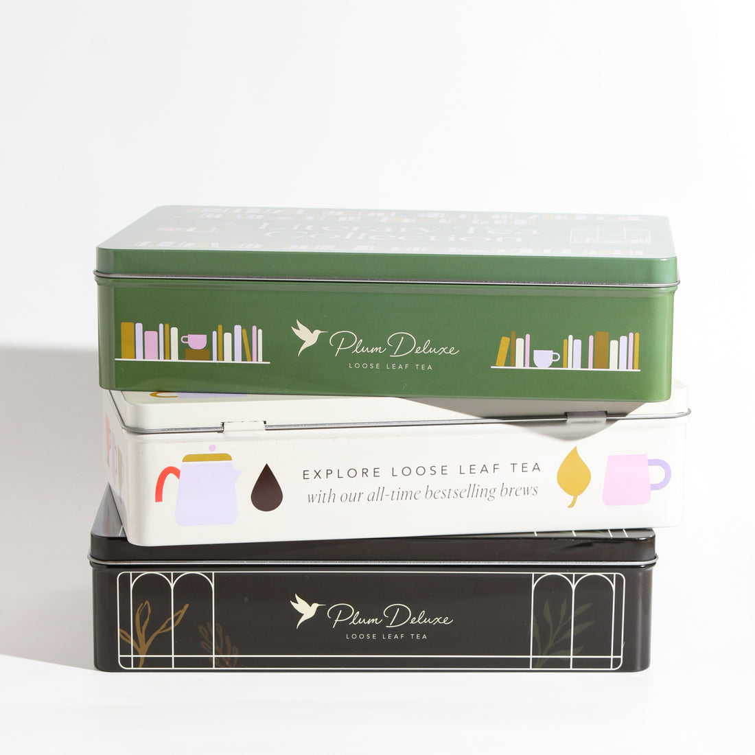 Tea Gift Tin (Choose from 3 Designs) – Plum Deluxe Tea