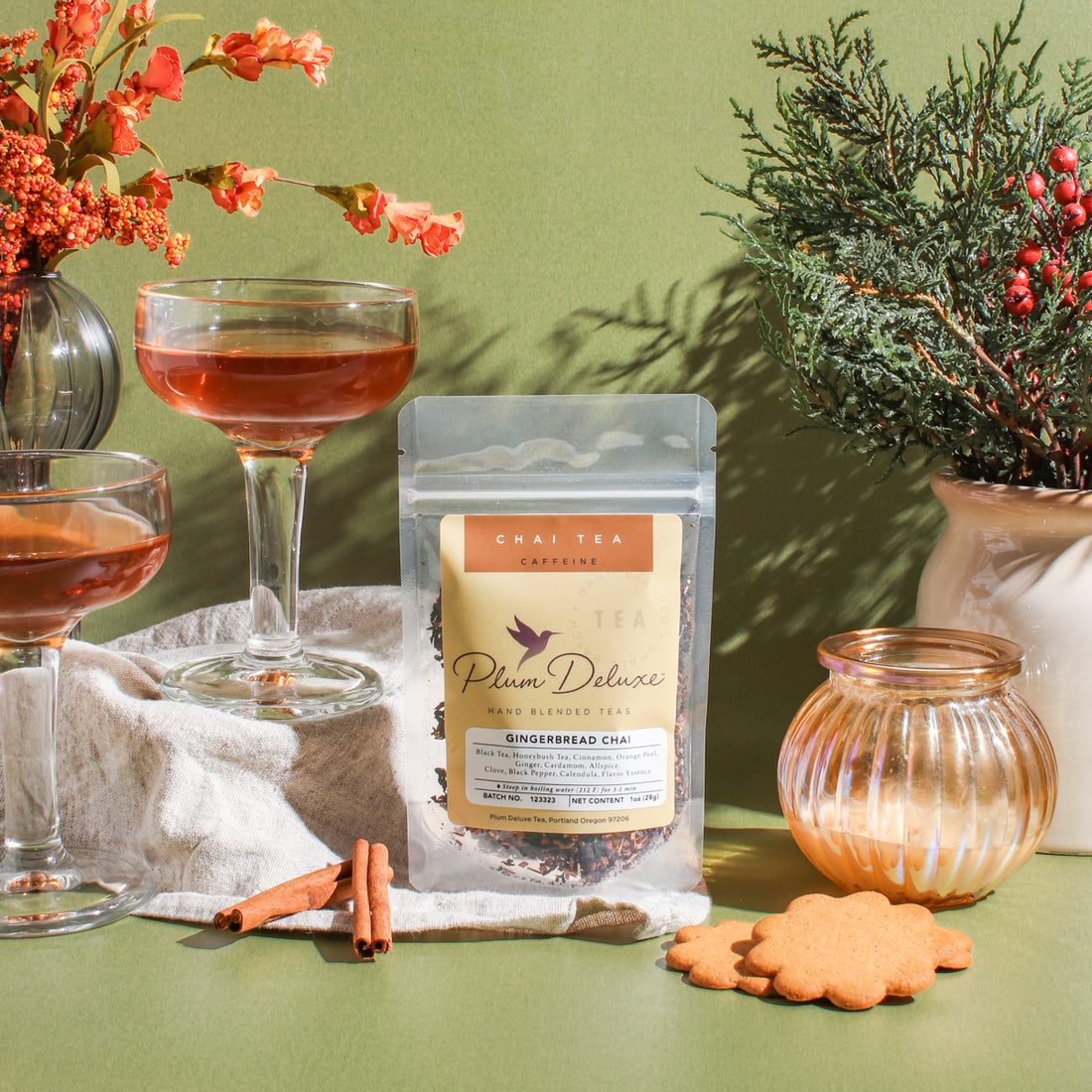 Gingerbread Chai Tea (Gingerbread Spice) – Plum Deluxe Tea