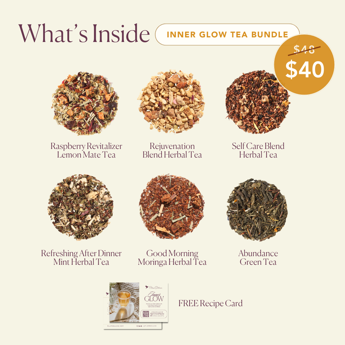 Inner Glow Tea Bundle – Plum Deluxe Tea