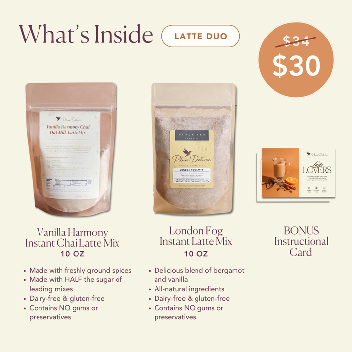 Latte Mix Duo Bundle – Plum Deluxe Tea
