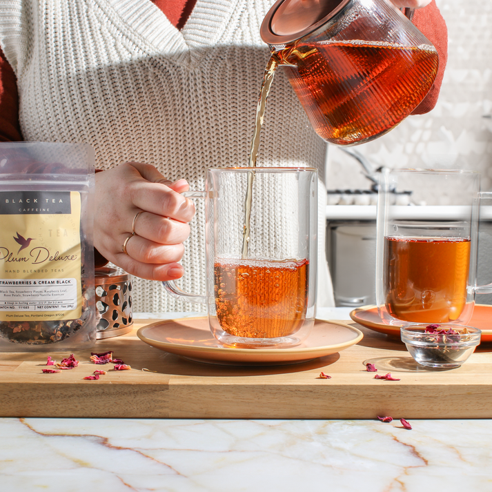 Perfect Tea Mug with Infuser/Lid – Plum Deluxe Tea