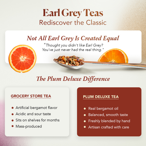 Earl Grey Green Tea | Earl Grey with Lemon | Green Earl Grey | Plum ...