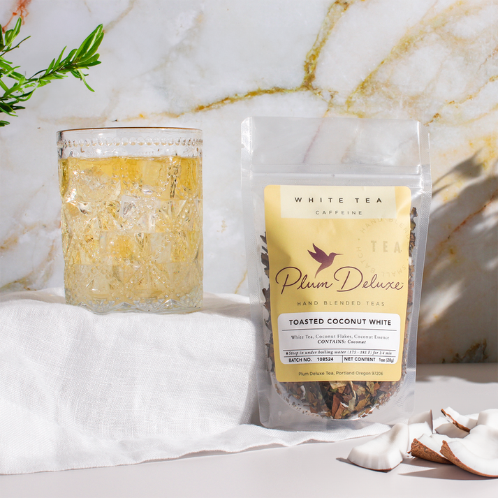 Toasted Coconut White Tea – Plum Deluxe Tea